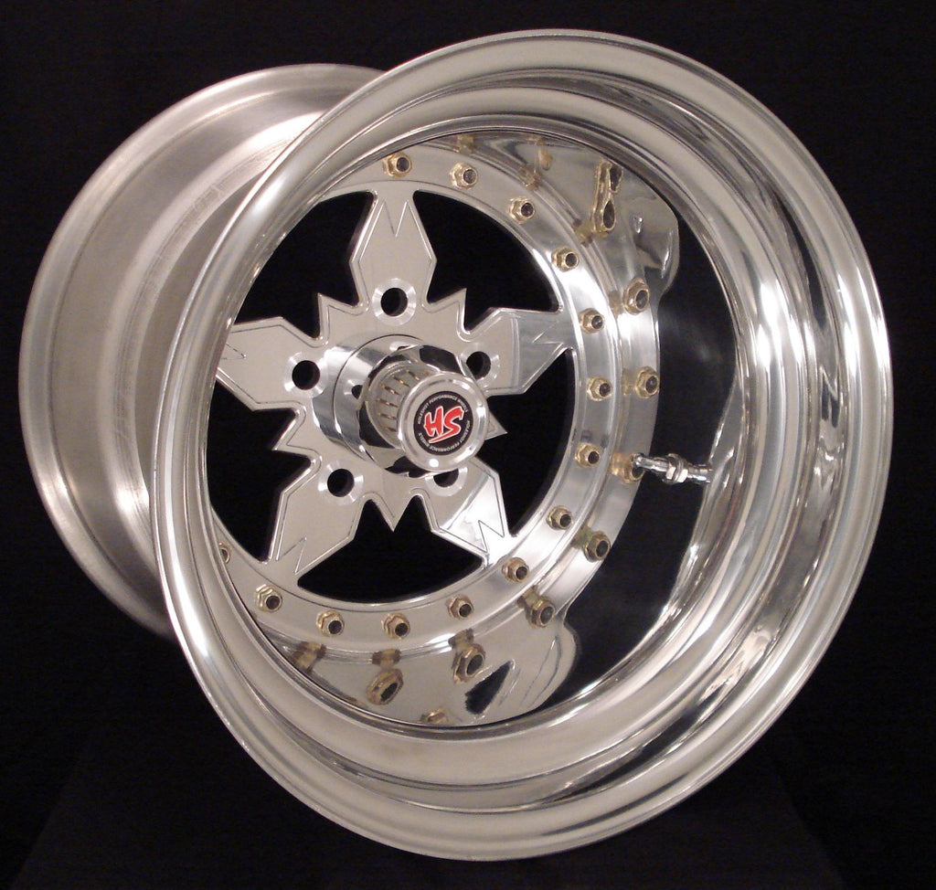 15" Rage 3-PC Wheel – Holeshot Wheels