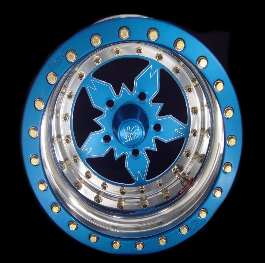 15" Rage 3-PC Wheel – Holeshot Wheels